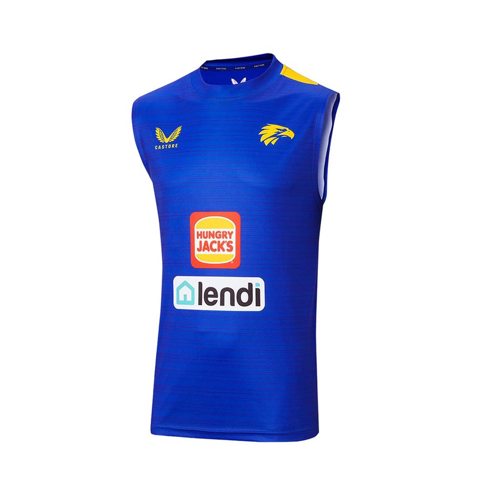 West Coast Eagles Training Singlet Mens 2022- Shop Online